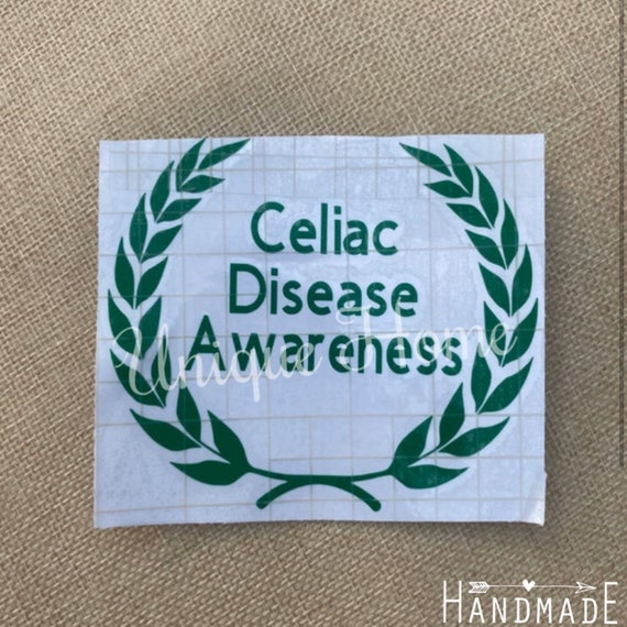 Celiac Disease Awareness Vinyl Decal. Gluten Free Car Decals. | Etsy