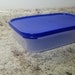 Tupperware Modular Mates Rectangle 1 Sheer Blue Seal NEW 8.5 | Etsy