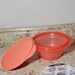 TUPPERWARE Flat Out 3 Cup 700 ML Collapsible Bowl 5452 With Seal Orange ...
