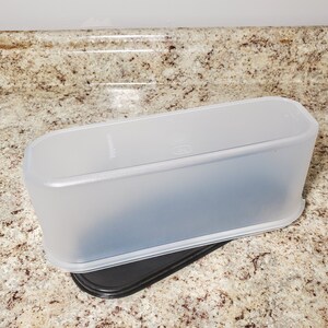 Tupperware Black Top Super Oval Modular 1.8 Litres Oval Storage ...