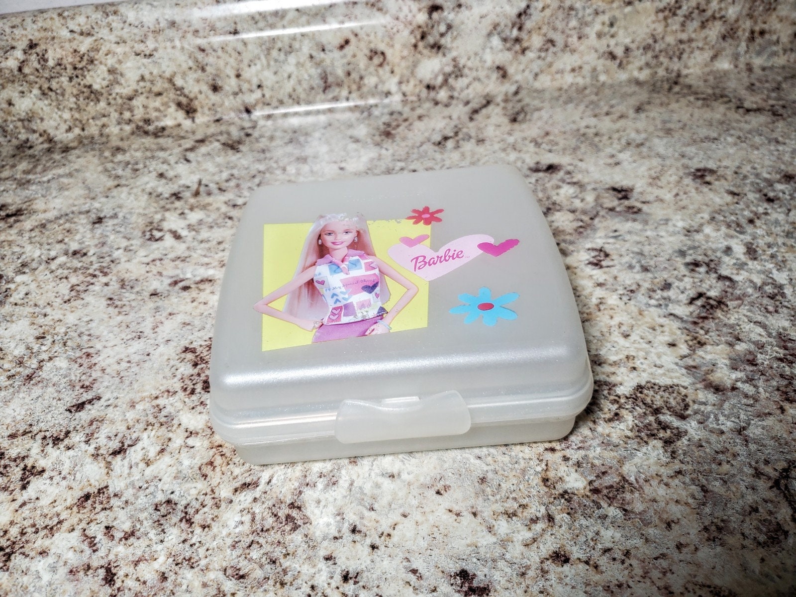 Tupperware Square Barbie Sandwich Bagel Fruit Keeper Container - Etsy