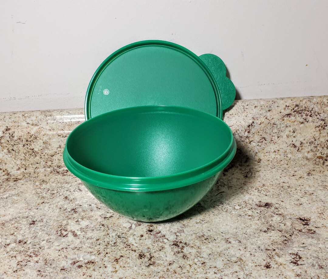 Tupperware 235 Green Wonderlier Nesting Bowl 7 With Seal Lid 228 NEW - Etsy