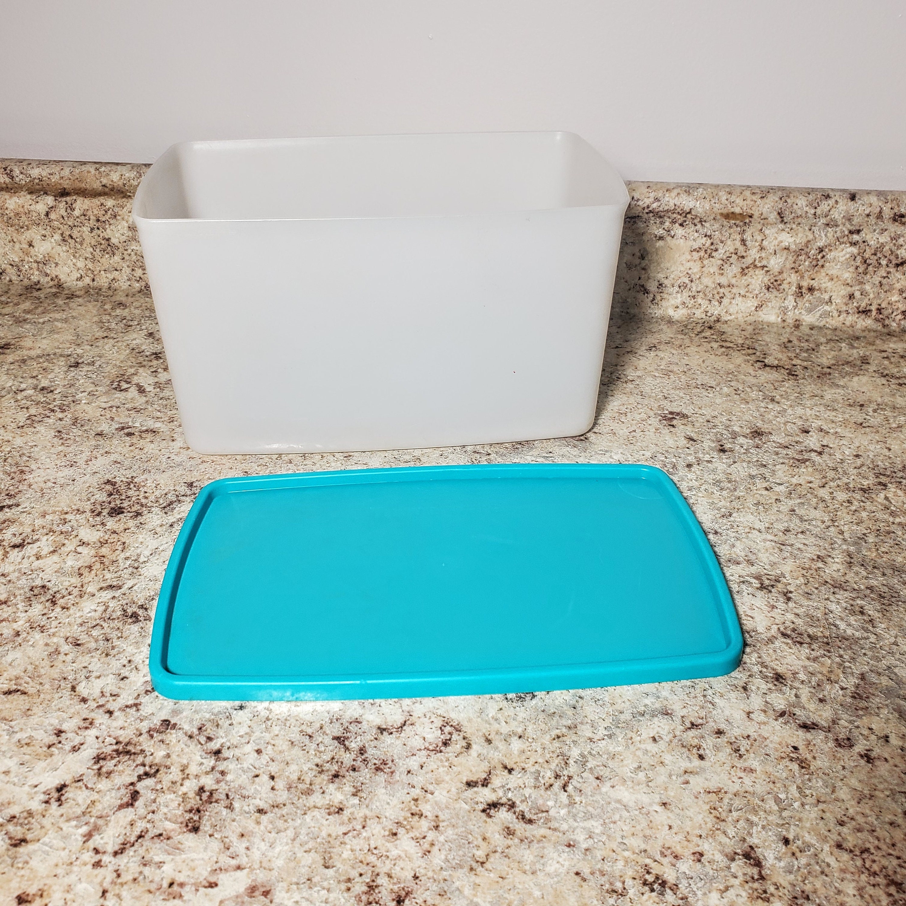 TUPPERWARE 2.8 L Snowflake FREEZER STORAGE Container 5660 With Lid 11.8 ...