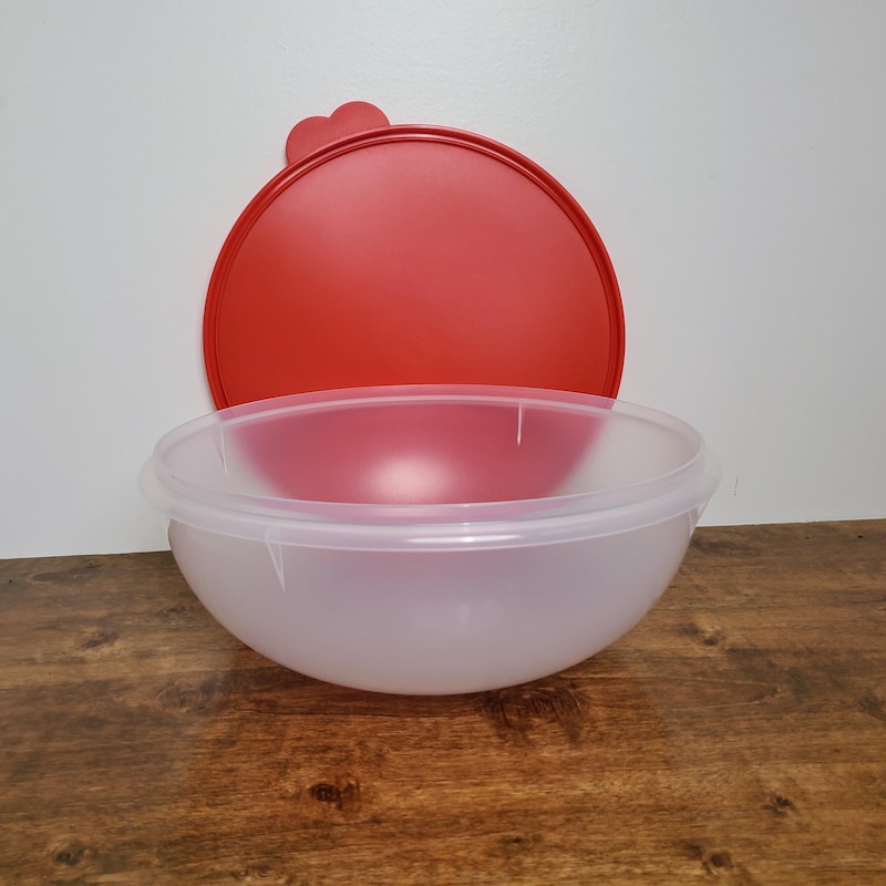 Tupperware Clear Bowl Set - Etsy
