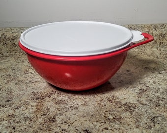 TUPPERWARE New THATSA BOWL Jr 12 Cup Chili Red Air Tight | Etsy