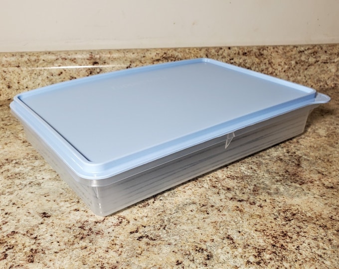 Tupperware 9 Inch SQUARE SNACK STOR Store Container Clear - Etsy