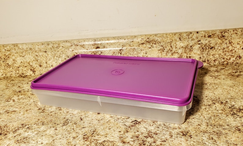 TUPPERWARE Bacon Keeper Jr. Cold Cut Deli Keeper Purple NEW - Etsy