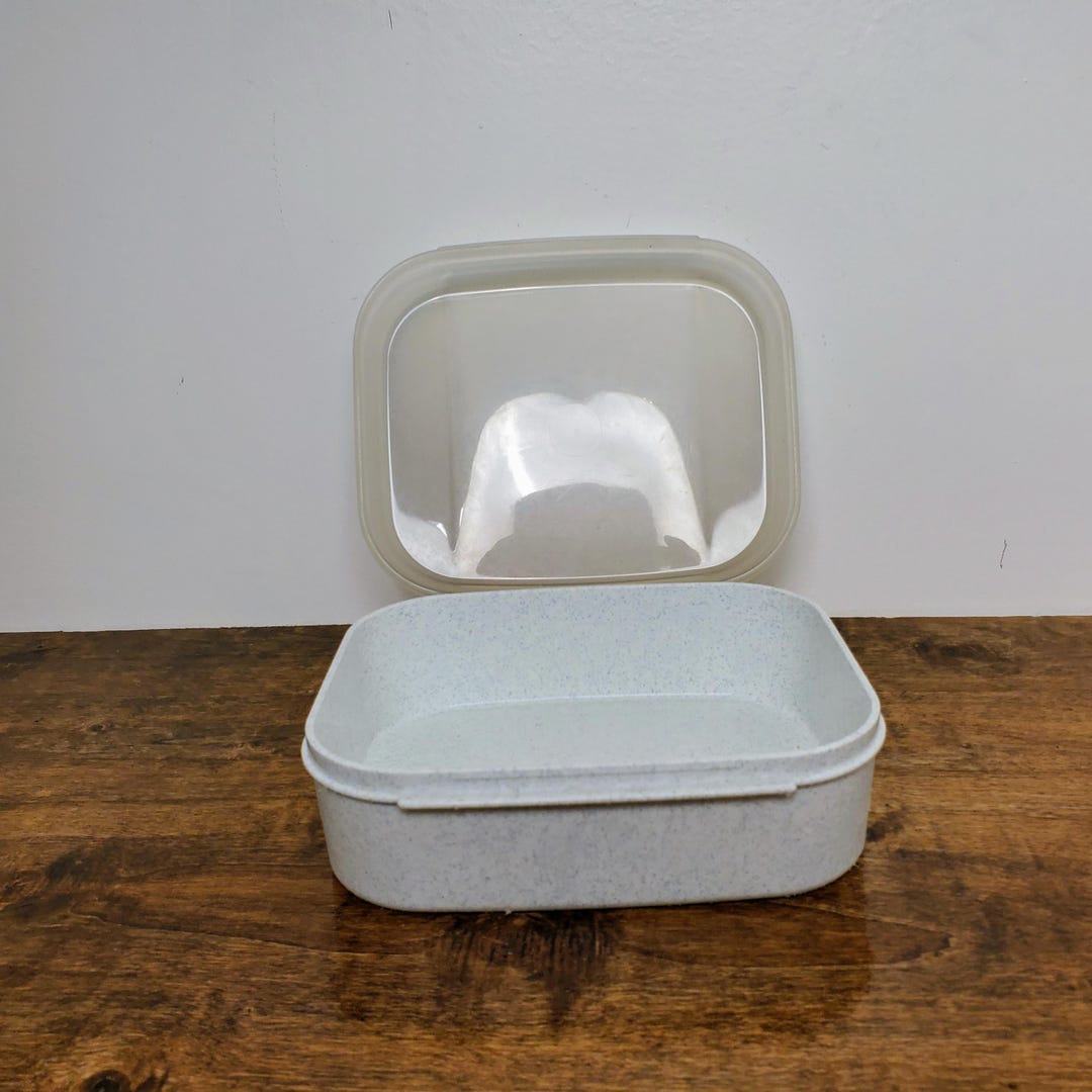Tupperware Hinged Modular Mate Signature Storzalot Speckled 1981 - Etsy