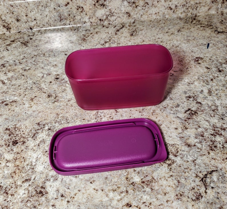 Tupperware Basic Bright Mini Rectangle Snack Container 8162 - Etsy