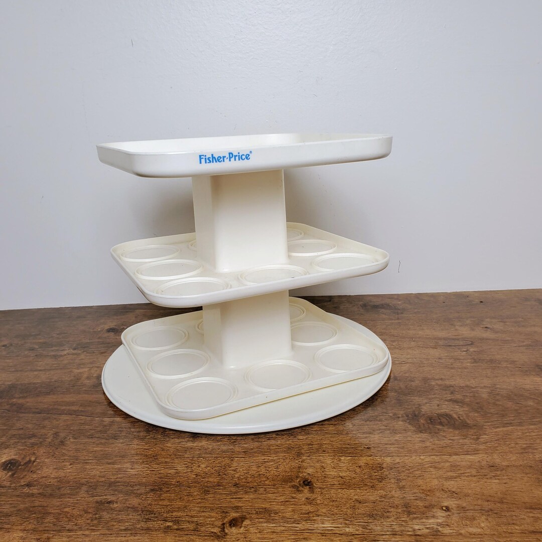 Spinning Storage Caddy Baby Food Crafts Spices Hardware Fisher Price ...