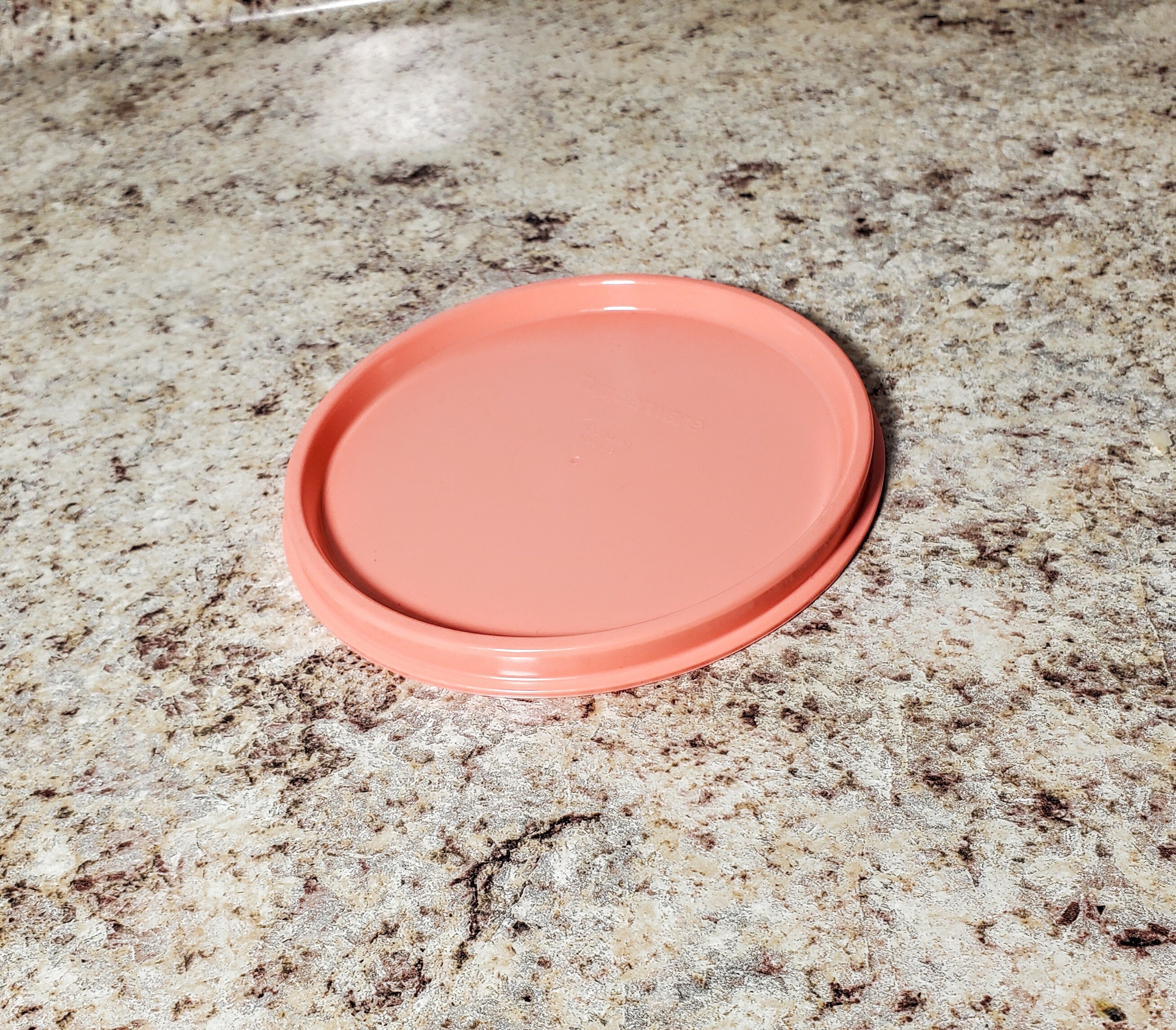 Tupperware #5227 Replacement Seal Lid Peach "a" Tab - Lid for Hamburger ...