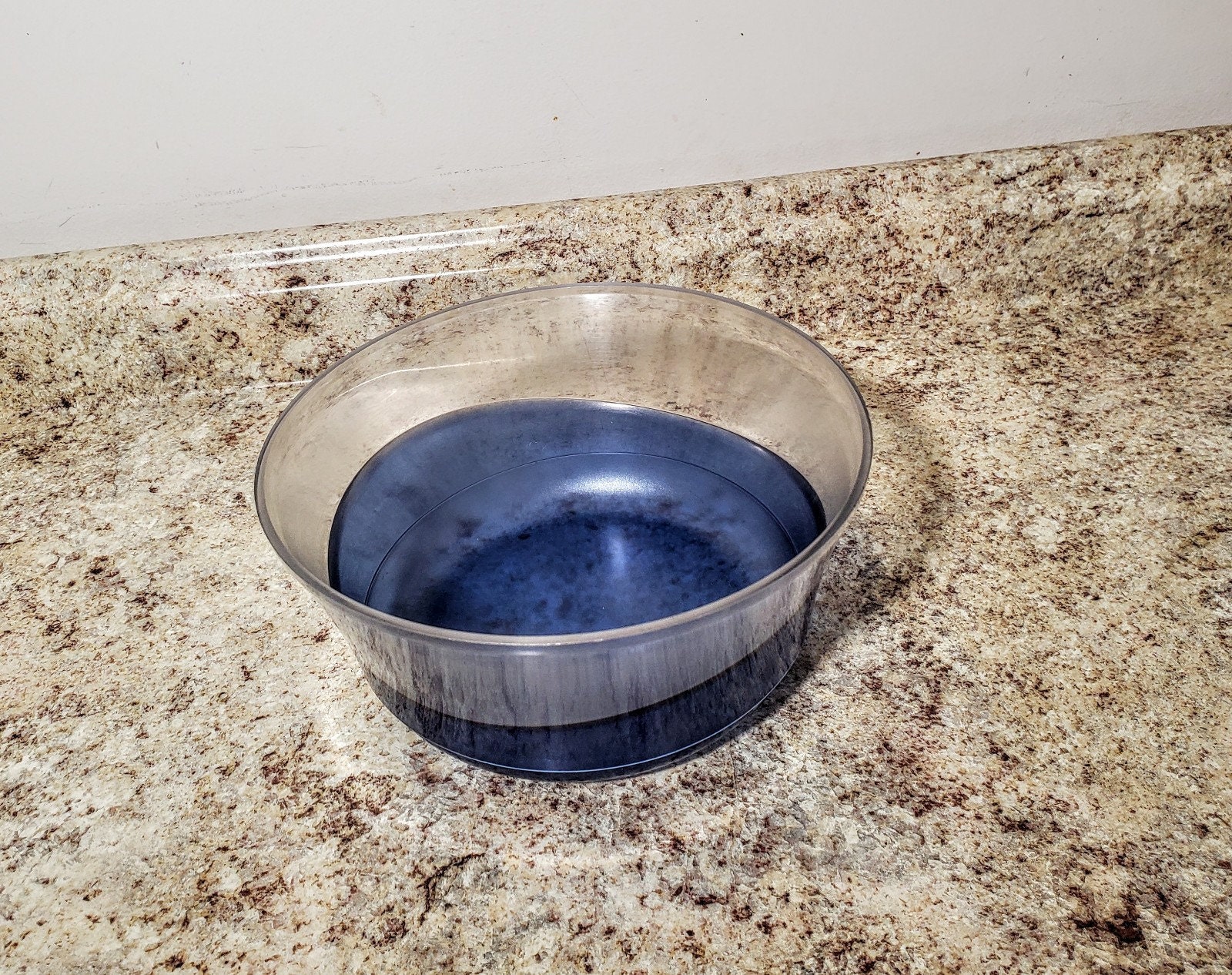 Vintage Tupperware Sheerly Elegant Blue Aqua 2.3L Bowl Without Lid 4819 ...