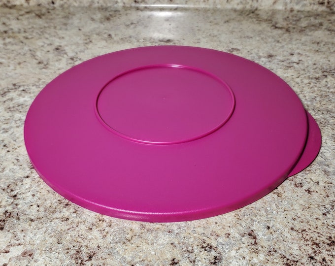 TUPPERWARE IMPRESSIONS Replacement Large Bowl Lid 3092 Rose 10 ...