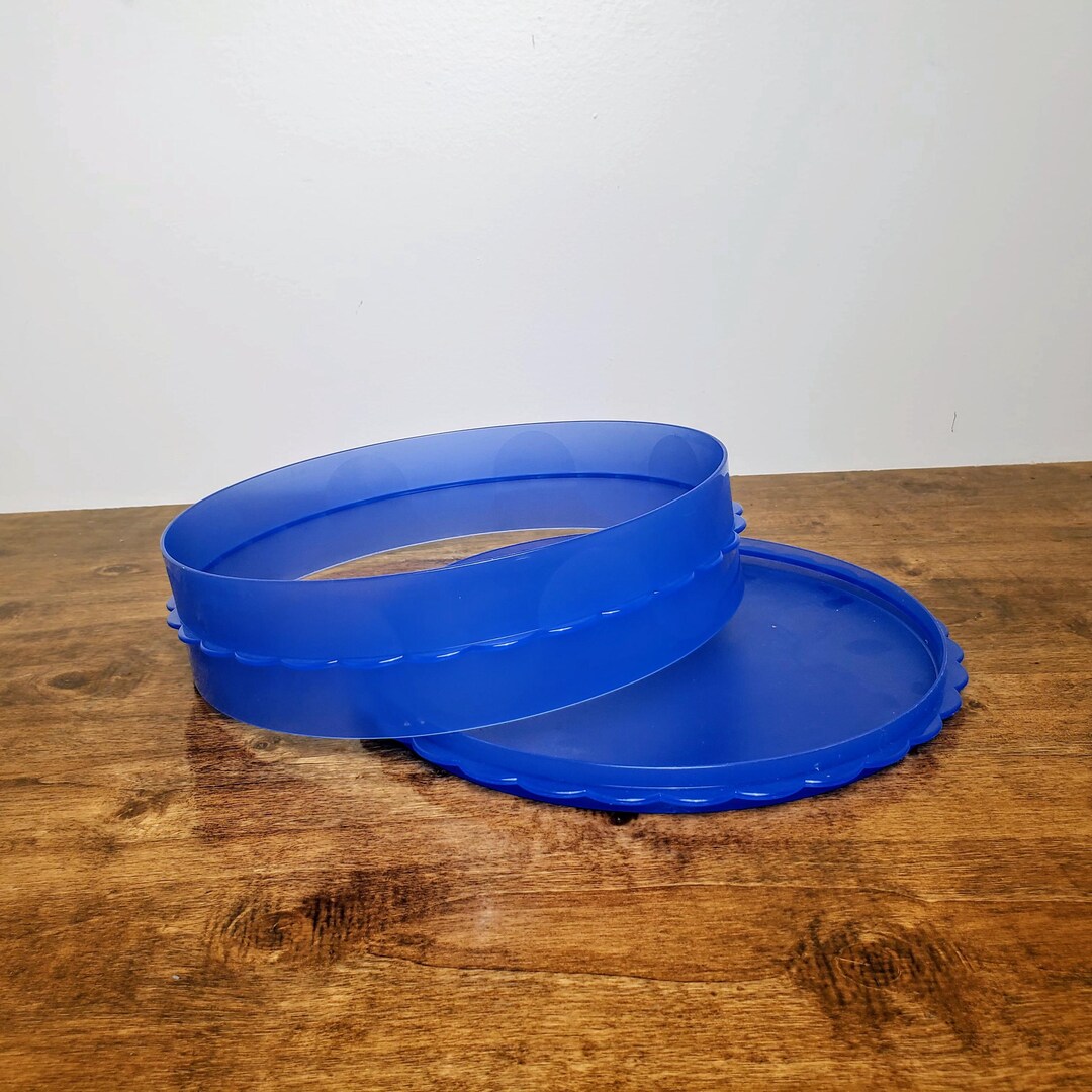Tupperware #4897A Base Ring Cake Stand Plate Pie Stackable Riser ...