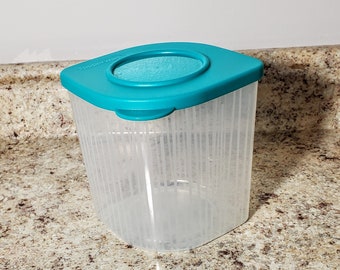 Tupperware Fresh N Cool 2 Cup Storage Containers New Teal Blue 5056 - Etsy
