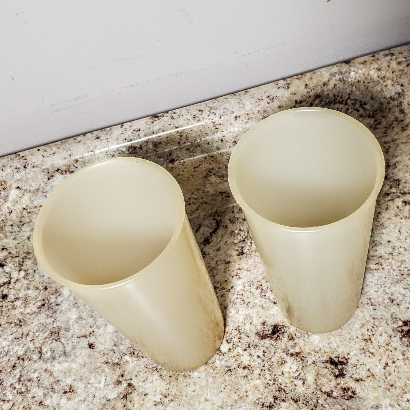 Vintage Tupperware Tall Pastel Tumblers Plastic Drinking Cups 12oz 115 ...