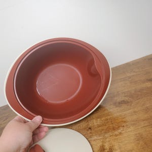 Tupperware Microwave Maroon Insulated Heat Serve & Store Bowls 4995 - Etsy