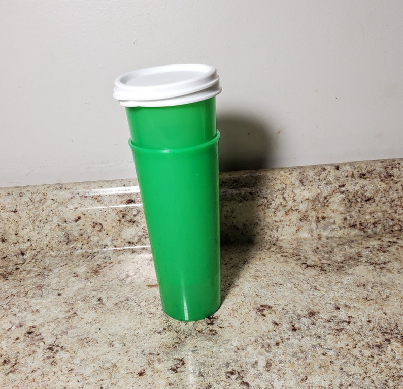 NEW Tupperware Tall Lime Green Tumblers Glasses 16 Oz 5107 Lot of 2 - Etsy