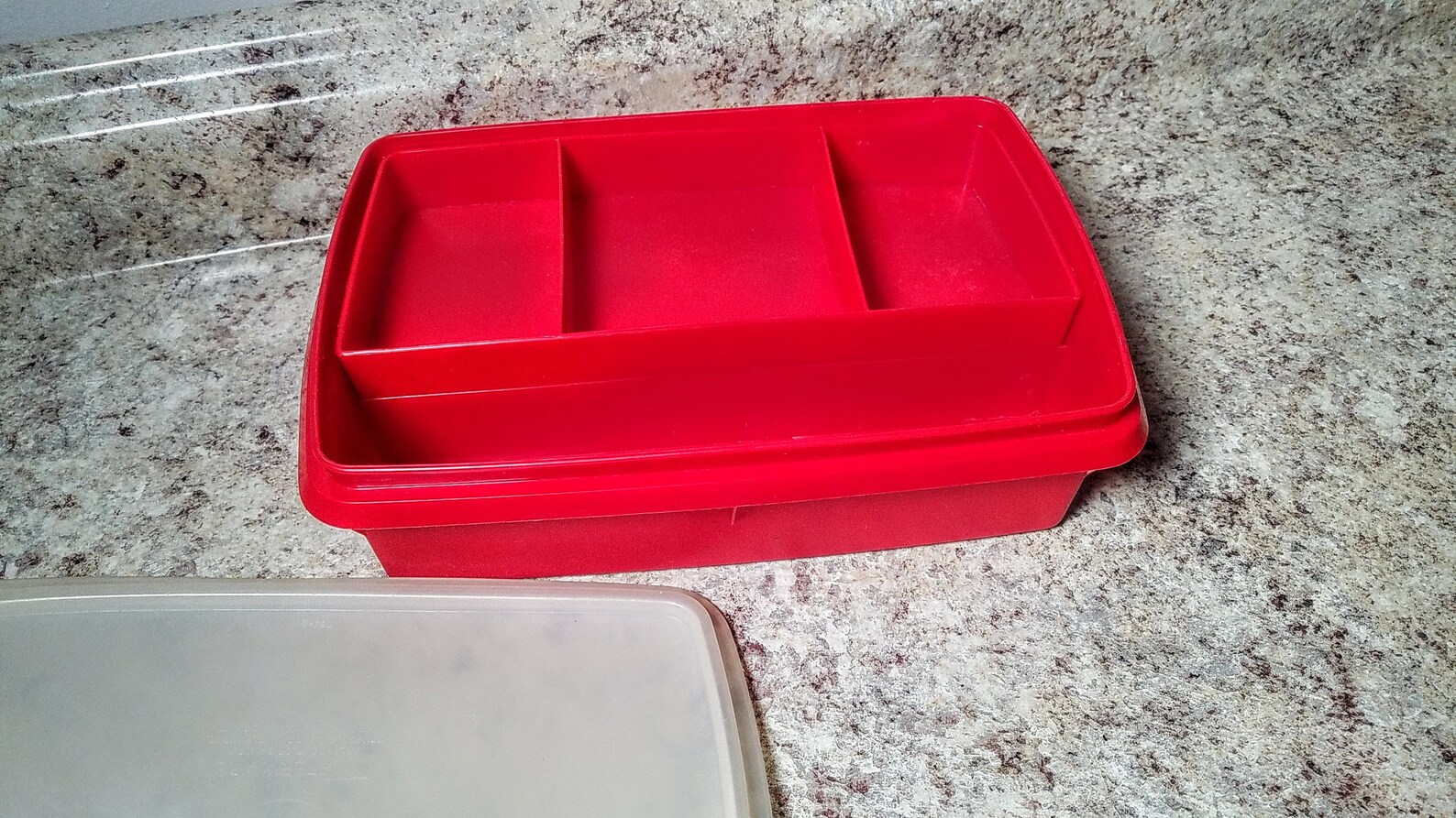 Tupperware Tuppercraft 3 Pc.divided Craft Hobby Container | Etsy