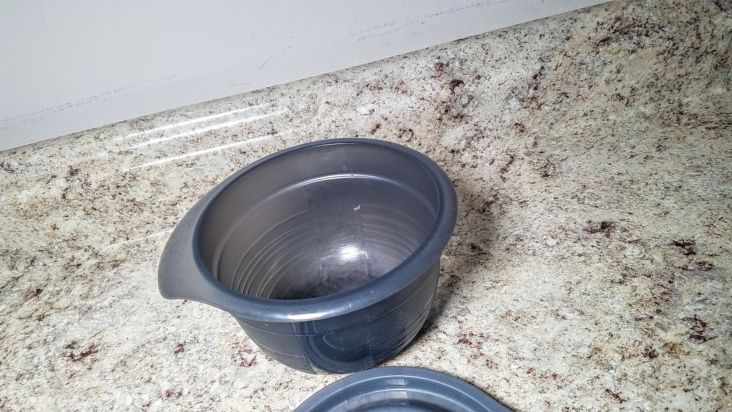 Tupperware Prep Essentials Mini Mixing Bowl 4971 Dark Grey - Etsy