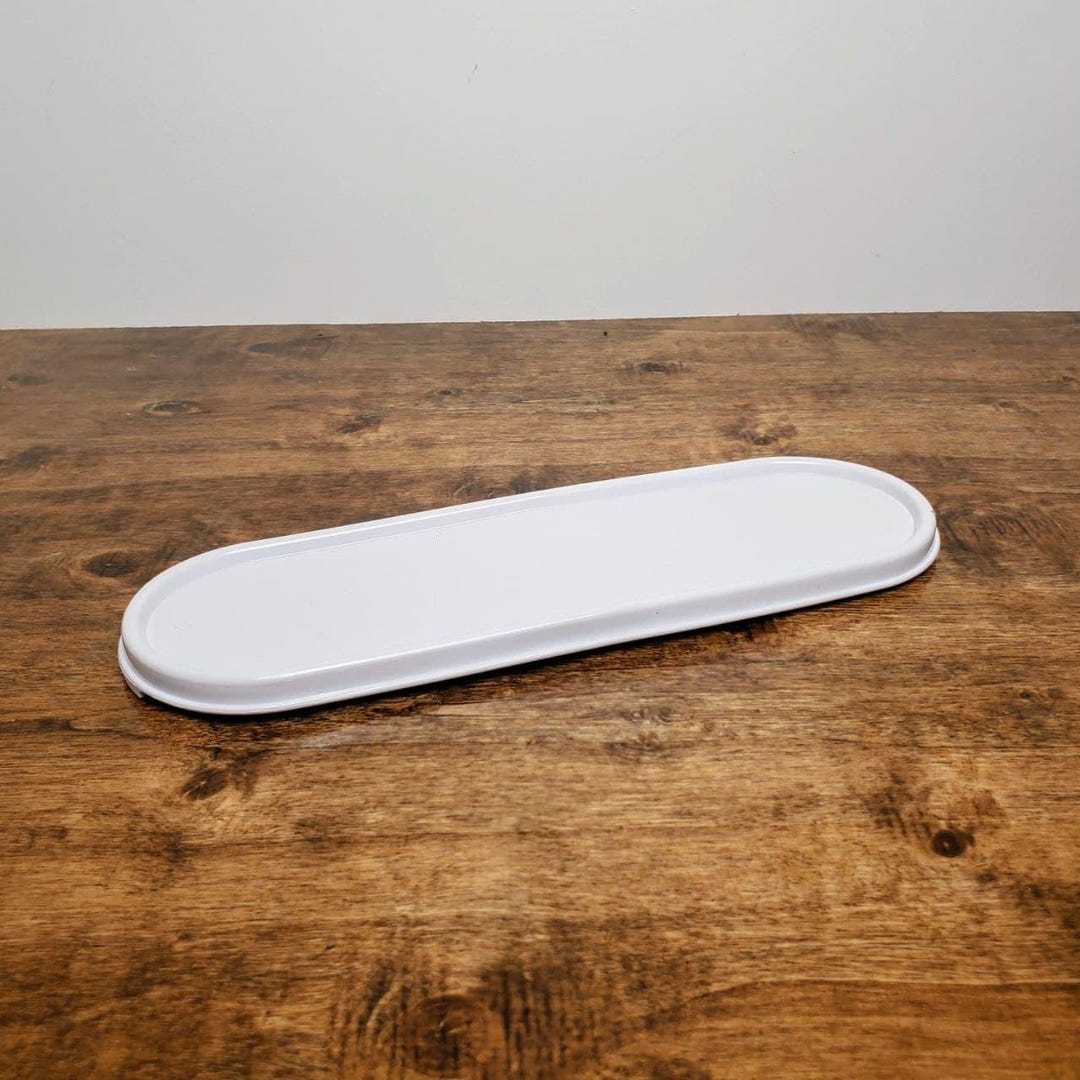 Tupperware #2402 Modular Mates Super Oval Replacement Lid White - Etsy