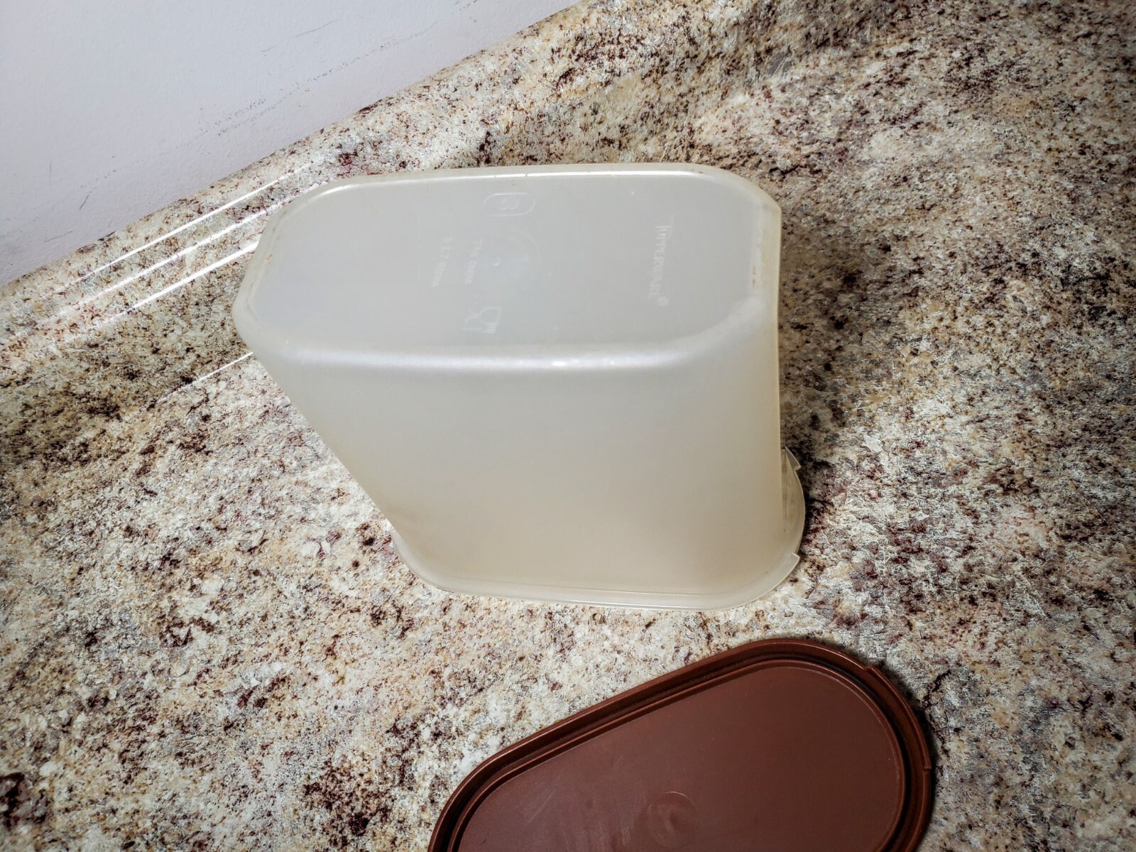 Tupperware Brown Top Modular 1.7 Litres Oval Storage Container - Etsy