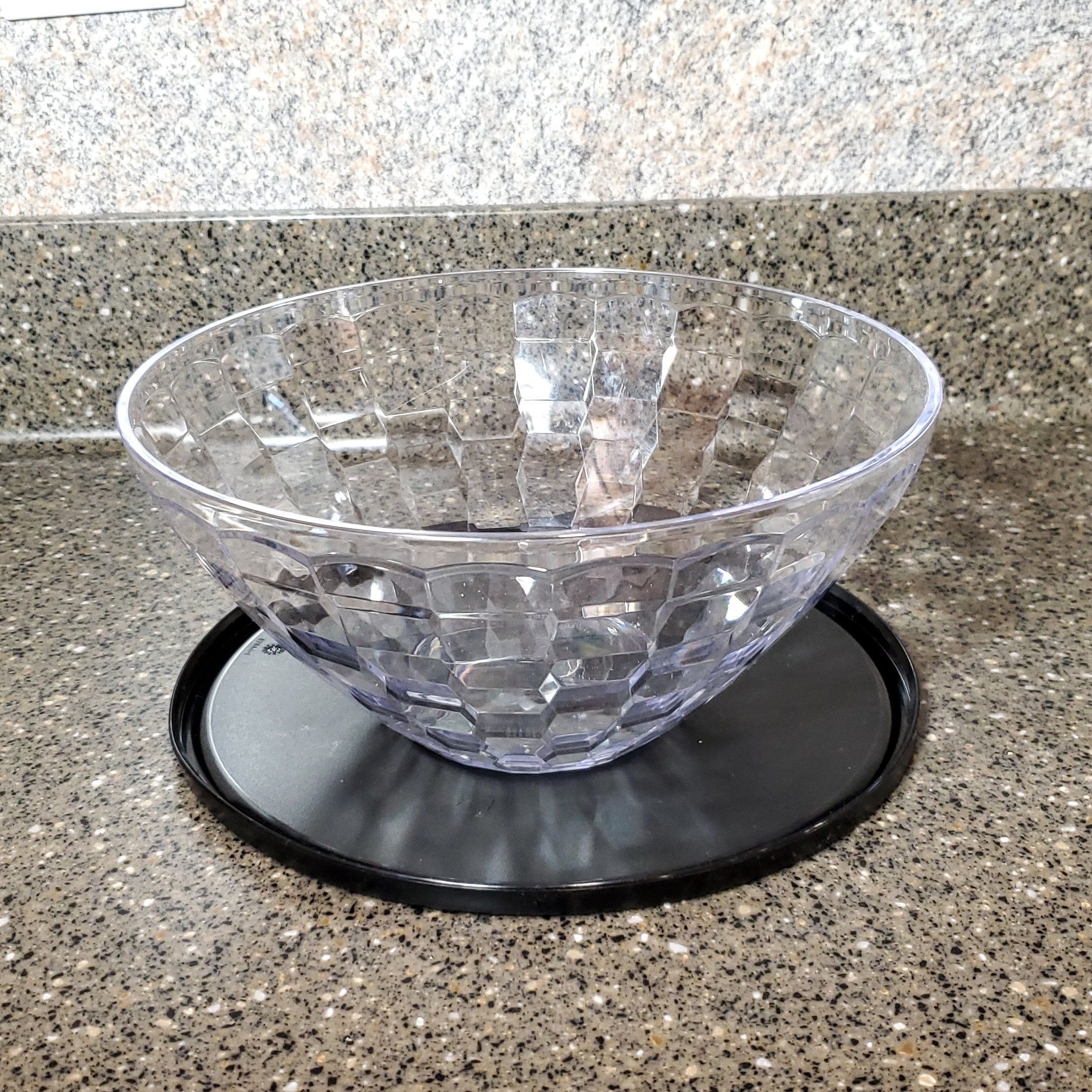 Tupperware Ice Prisms Serving Bowl Clear 9 2L Excellent Condition 5753 ...