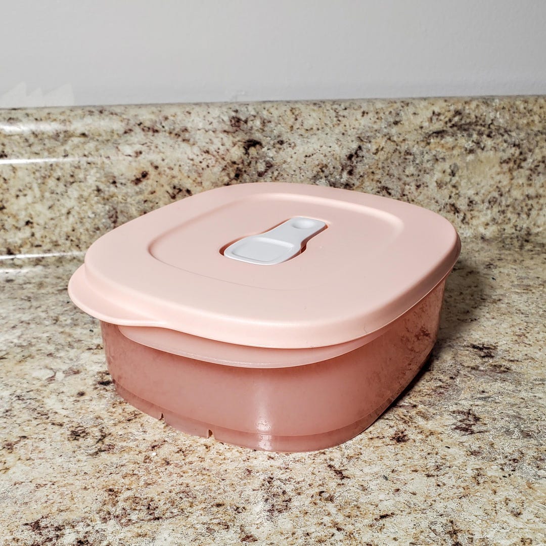 New Tupperware Crystalwave Microwave Rectangle Container 2 Cup 7971 ...