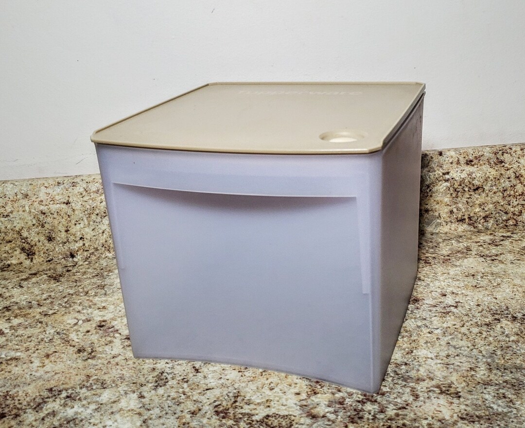 Tupperware 5324 Clear Shelf Smart Modular 4.9 L 21 Cup Container With ...