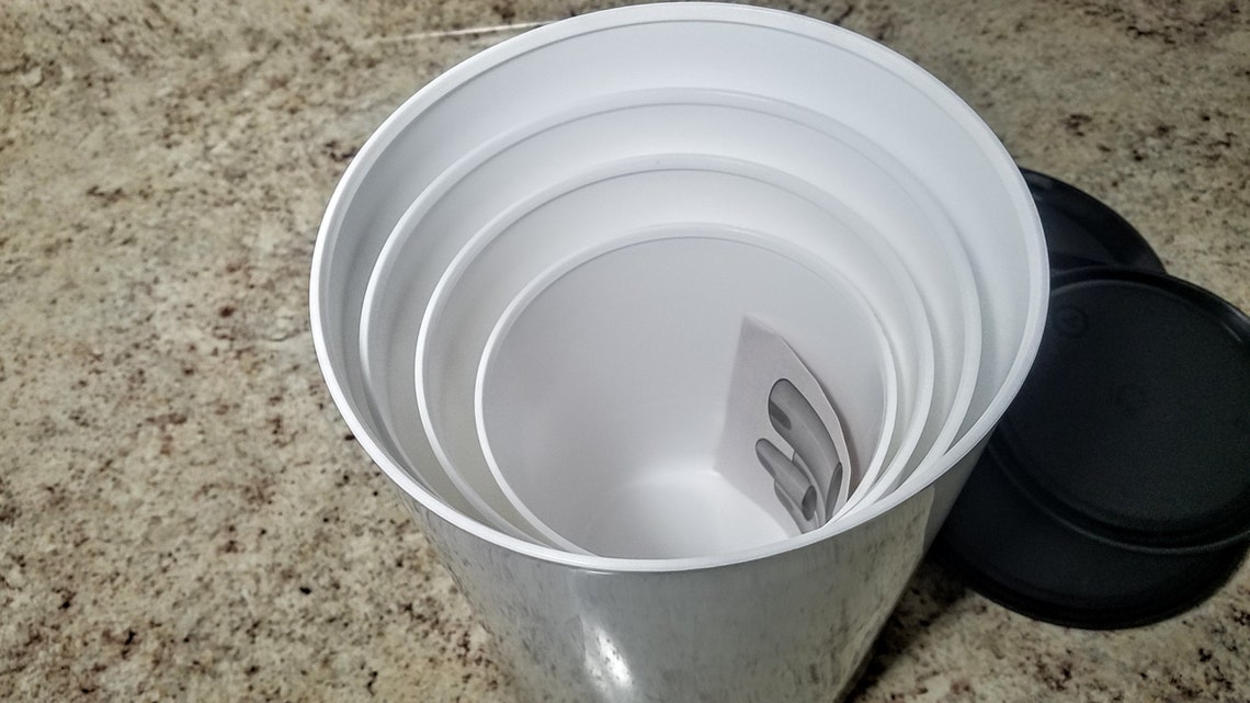 New Tupperware Canister Container Set of 4 Piece One Touch - Etsy