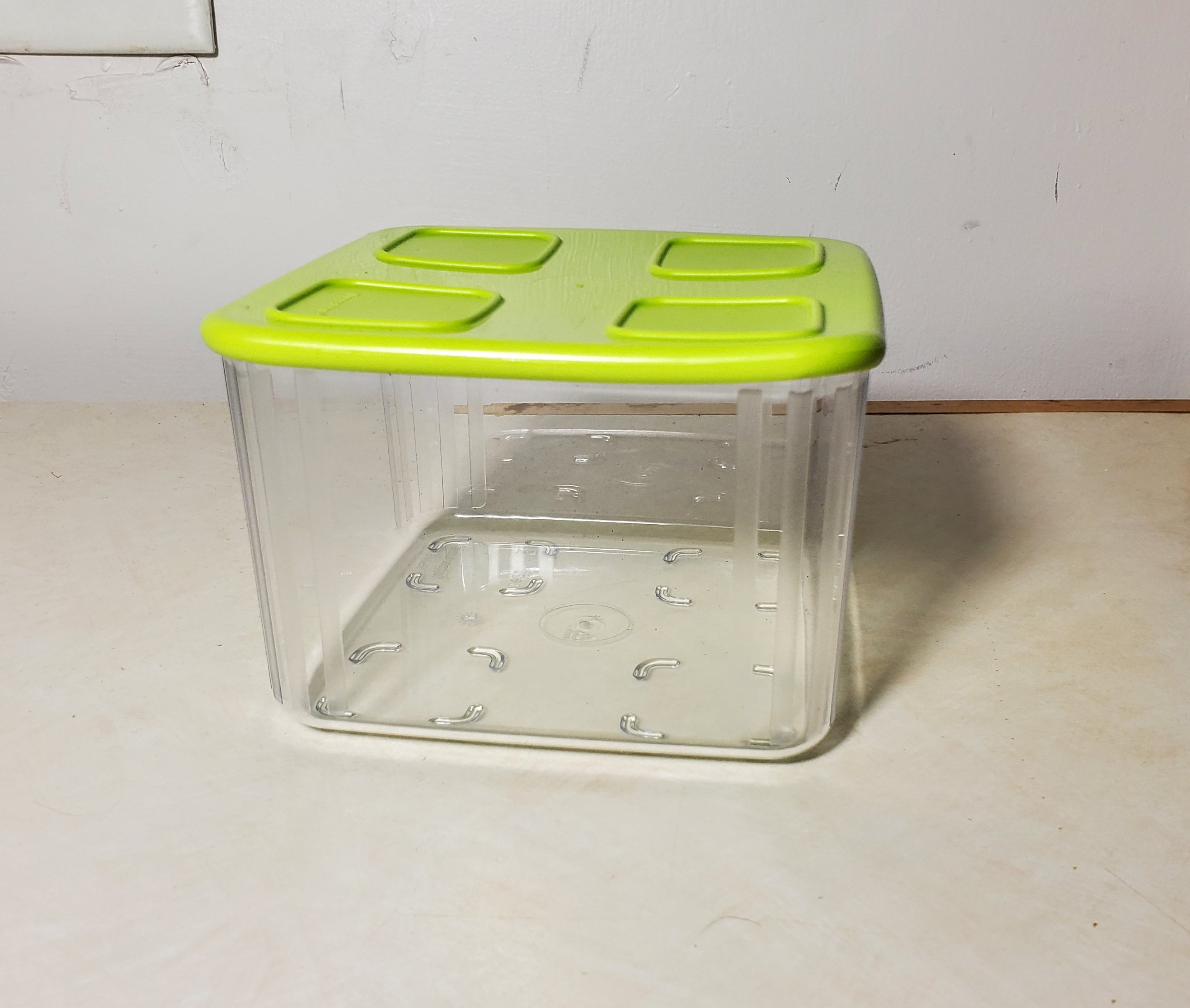 Tupperware ClearMates 3352 Clear Mates Square Modular Storage Container ...