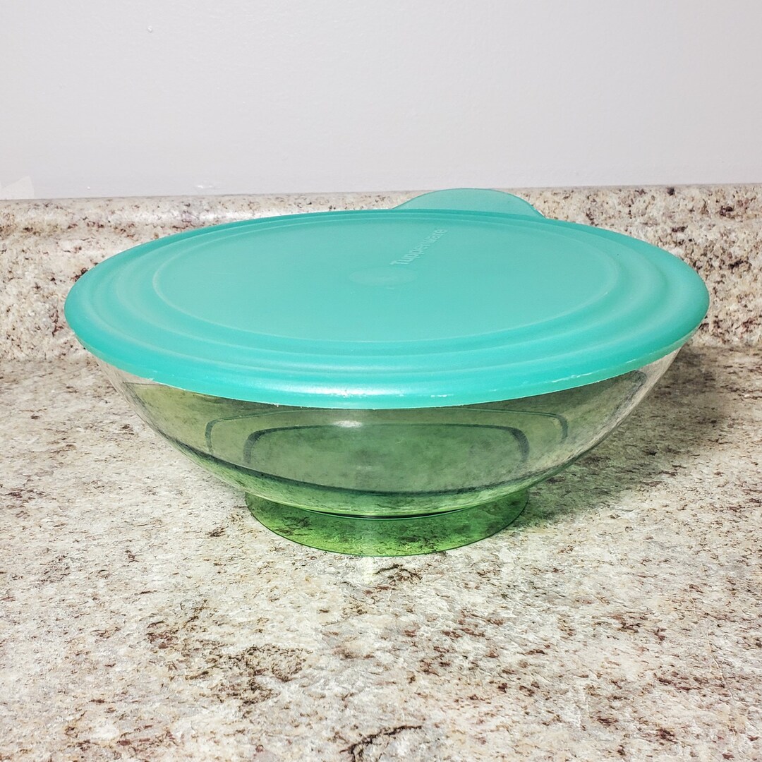 Tupperware Purple Sheerly Elegant Acrylic 6-1/3cup Serving Bowl & Lid ...