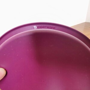 Tupperware Silicone Round Form Royal Purple Amethyst Cakes Baking Mold ...