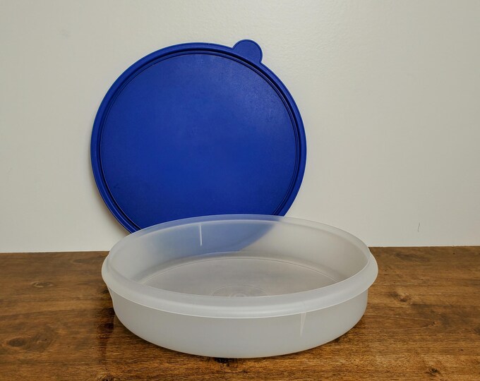 Tupperware 12 Round Cupcake Pie Taker Storage Container 242 Lid 2540 - Etsy