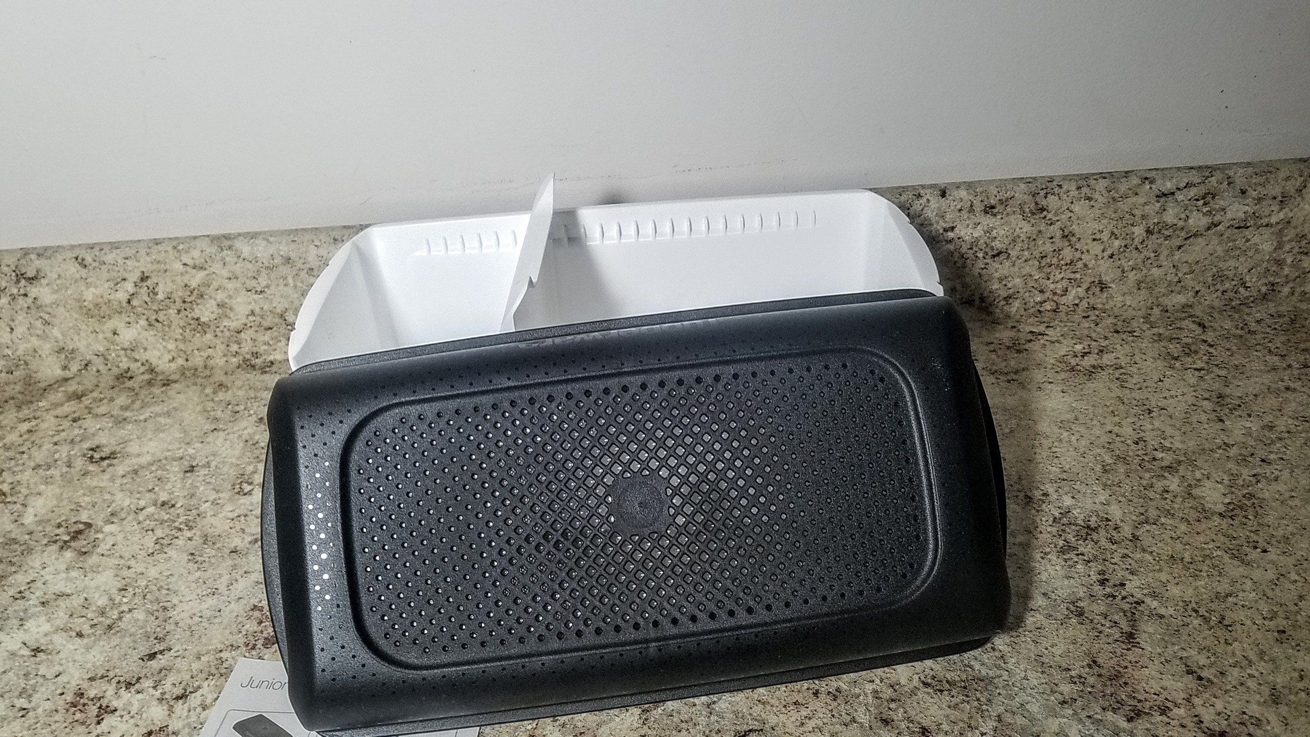 NEW TUPPERWARE Junior Breadsmart Bread Keeper Storage Black - Etsy UK