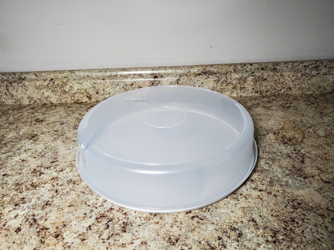 TUPPERWARE Freezersmart Round Container Pie Keeper White - Etsy
