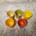 Vintage Tupperware 1251 Retro Harvest Tumblers Cups 6oz Small Set of 5 ...
