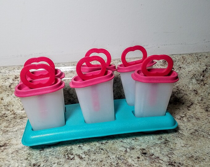 Tupperware Vintage Popsicle Maker Mold Complete 6 for Summer | Etsy