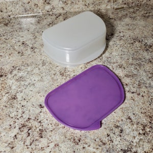 Tupperware Fridge Half Lunch Stackables Containers Clear Raspberry ...