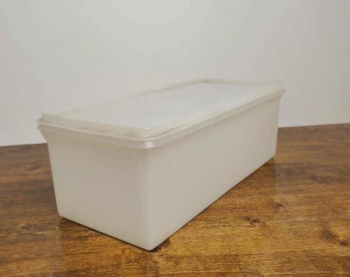 Tupperware 606 Frosted Large Jumbo Bread Keeper Container With 607 ...