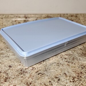 TUPPERWARE Cold Cut Keeper Snack Stor Large 9x13 Ice Cube Blue Seal ...
