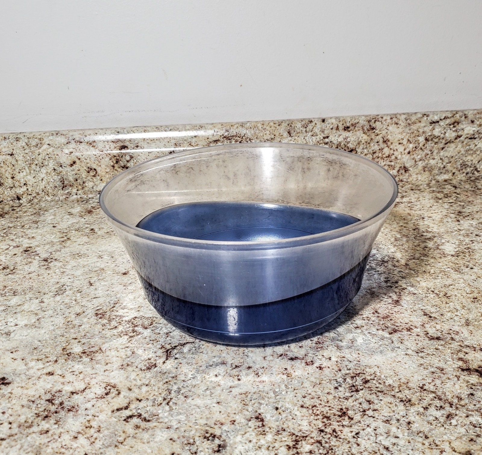 Vintage Tupperware Sheerly Elegant Blue Aqua 2.3L Bowl Without Lid 4819 - Etsy