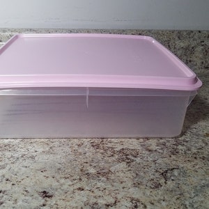 Tupperware 9 Inch SQUARE SNACK STOR Store Container Clear - Etsy