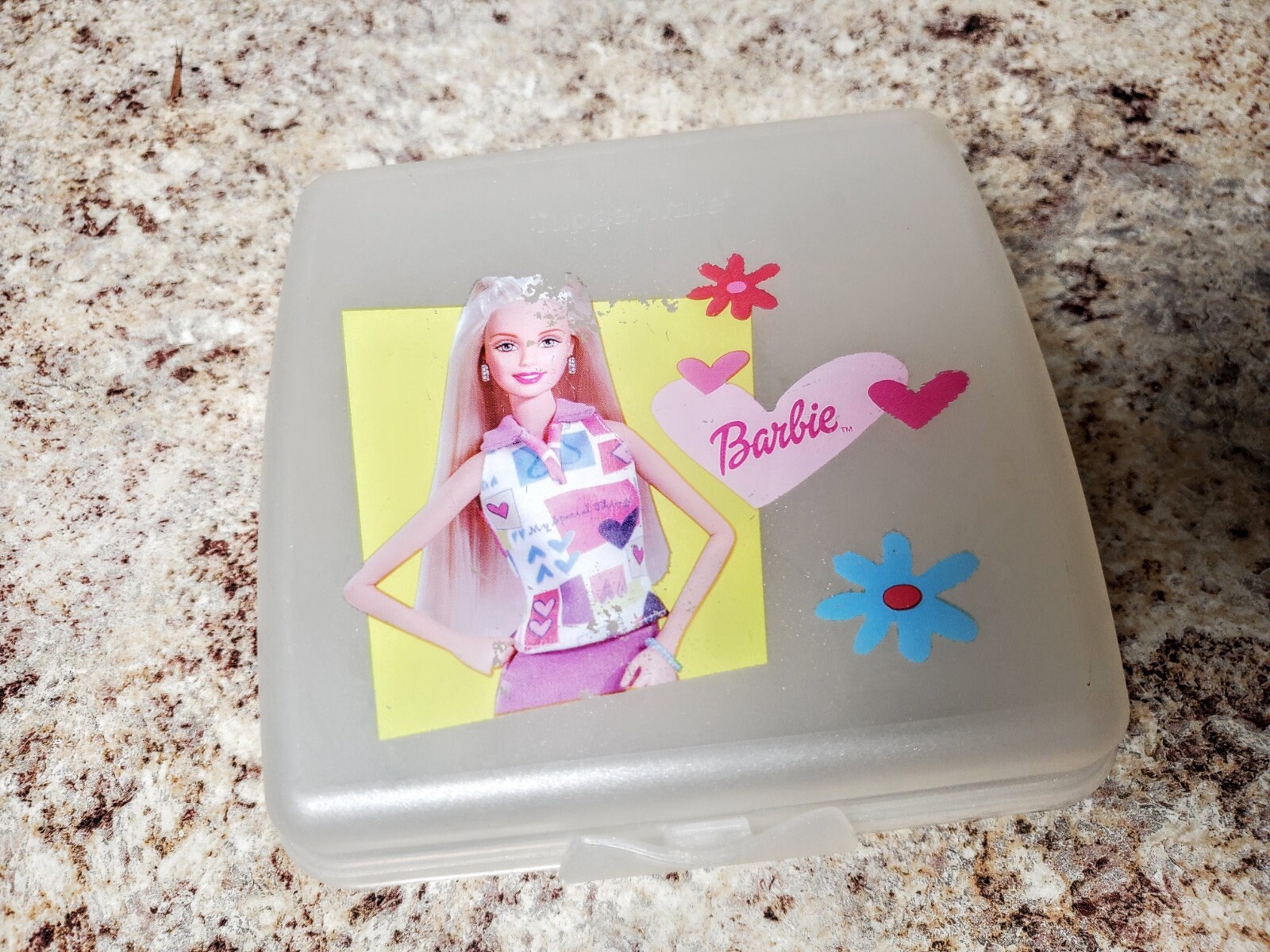 Tupperware Square Barbie Sandwich Bagel Fruit Keeper Container - Etsy