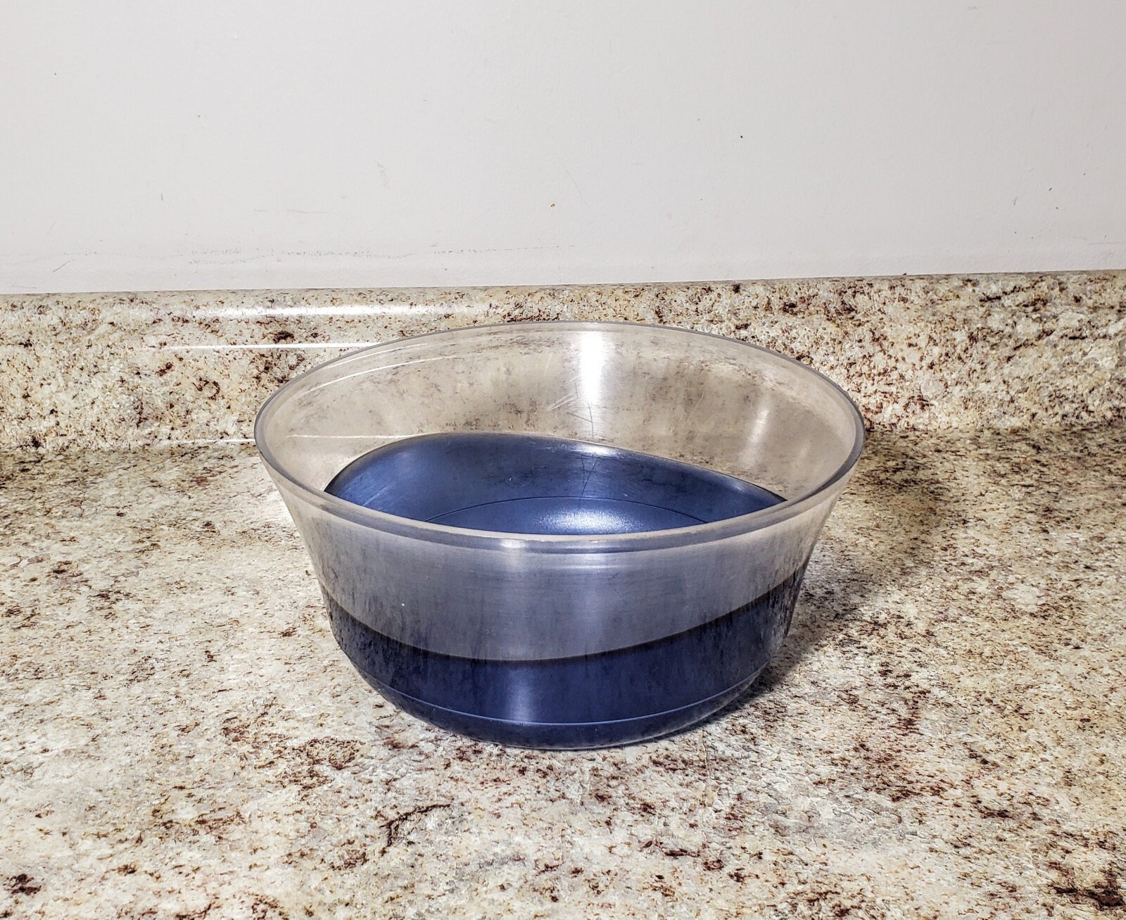 Vintage Tupperware Sheerly Elegant Blue Aqua 2.3L Bowl Without Lid 4819 ...