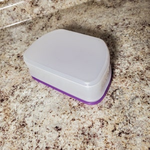 Tupperware Fridge Half Lunch Stackables Containers Clear Raspberry ...