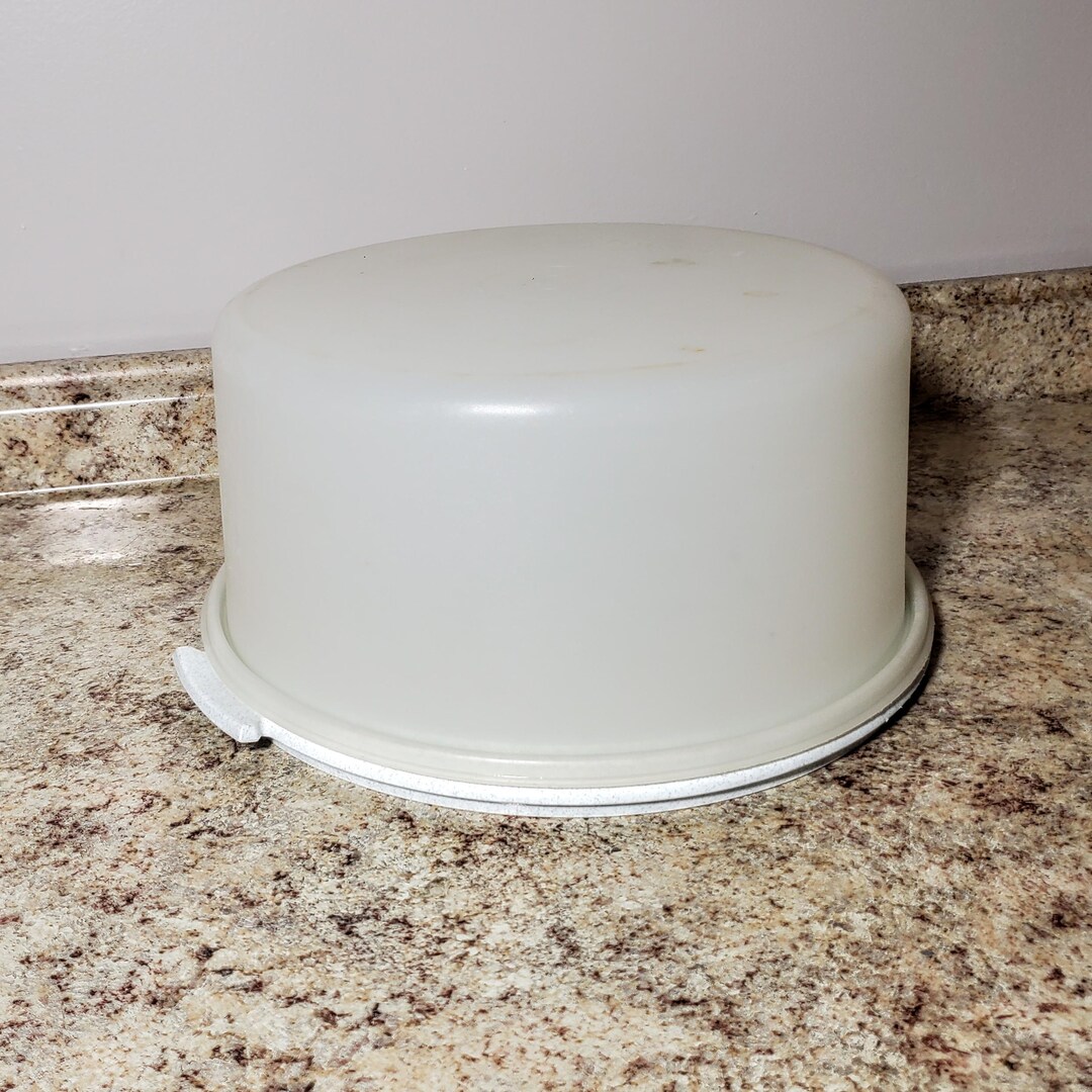 Vintage Tupperware Cake Carrier Pie Taker Storage Container 1257 - Etsy