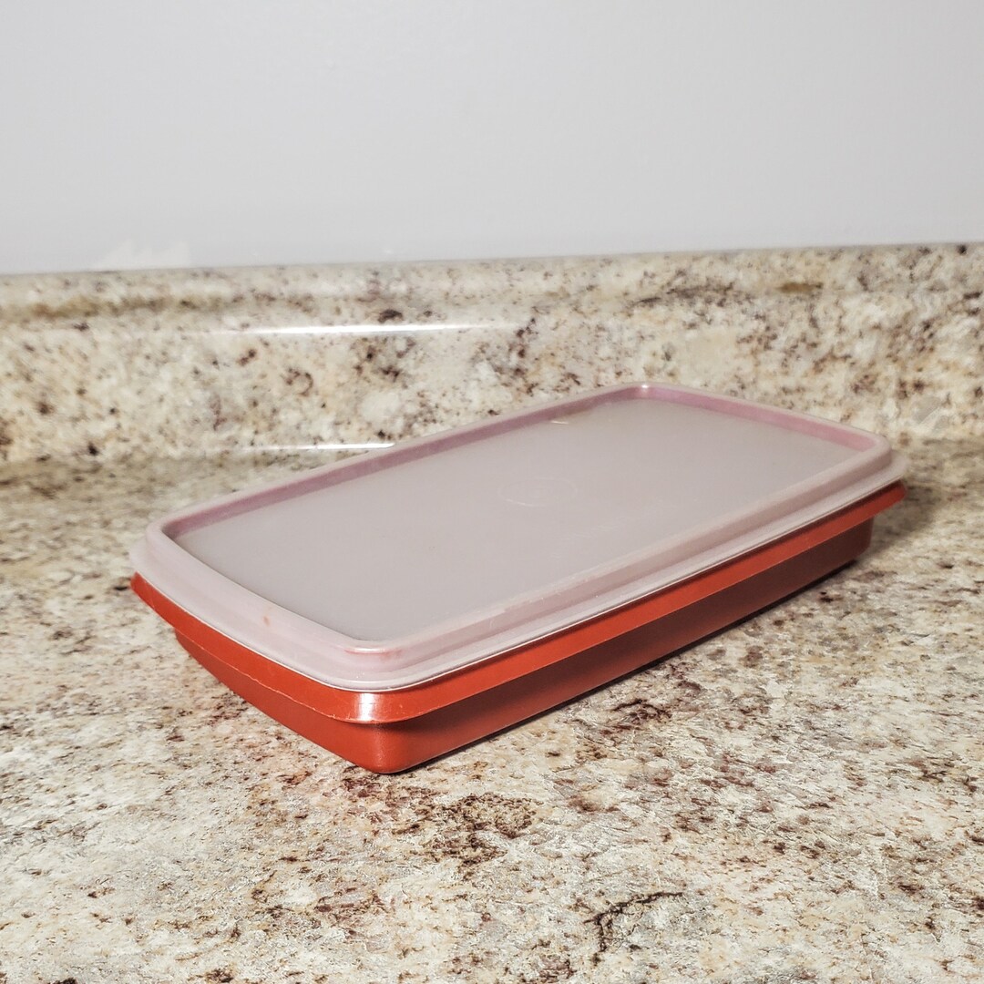 Tupperware Vintage Deli Keeper Paprika 816 Container With Sheer Lid - Etsy