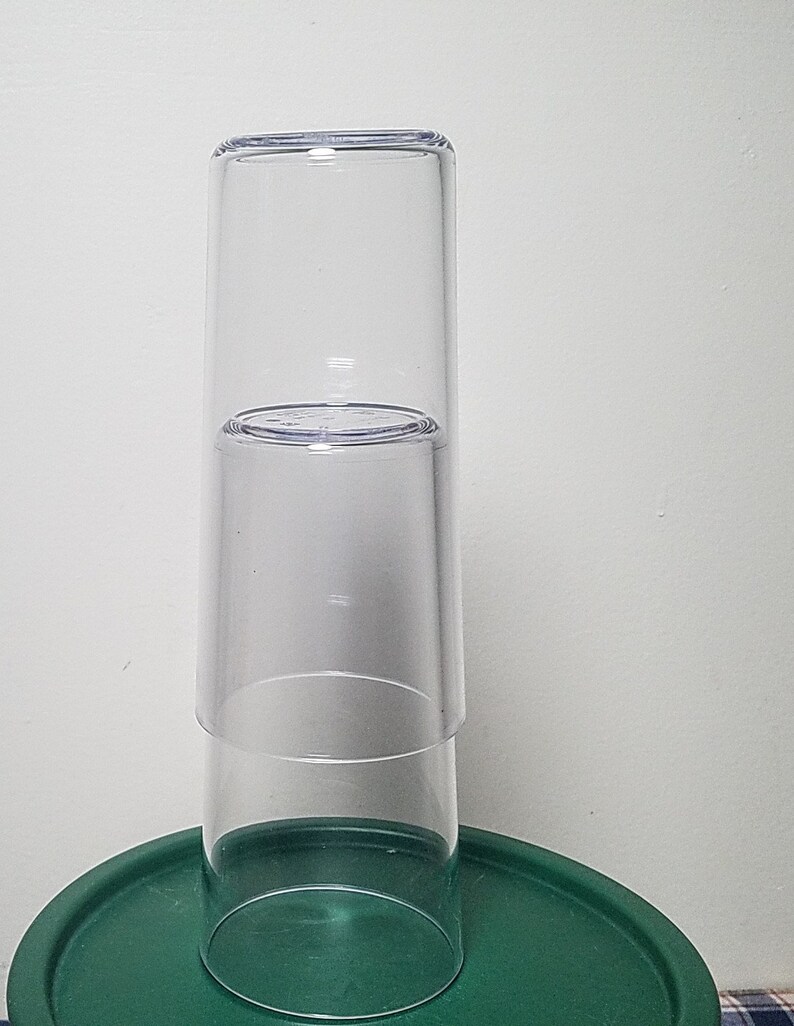 Tupperware Sheerly Elegant Acrylic 14oz Tumblers Cups Clear - Etsy