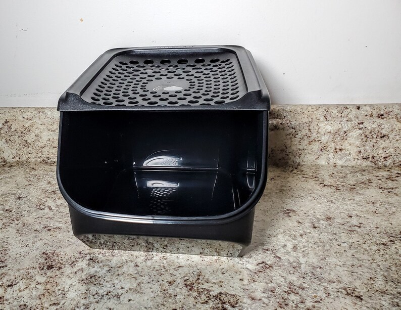 Tupperware 4013 Modular Mates Smart Black Garlic & Onion Storage ...